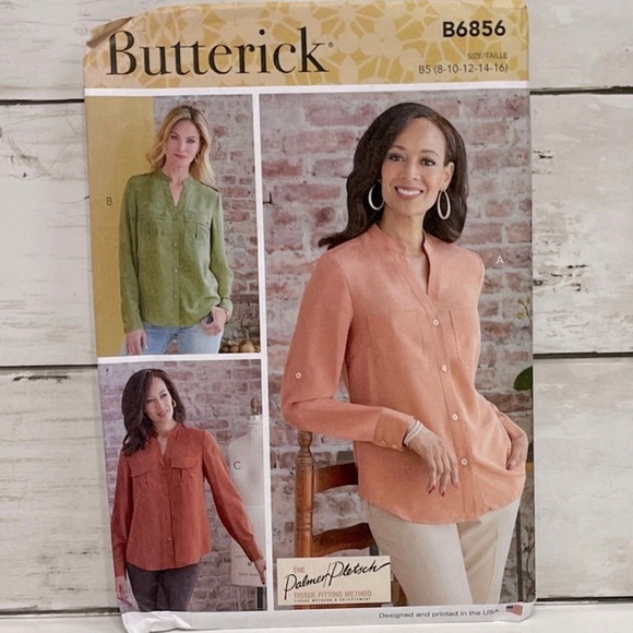 Butterick | Tops | 5 For 25 Butterick B6856 Womens Sewing Patterns ...